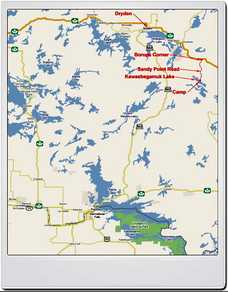 Maps/Directions - Sandy Point Camp